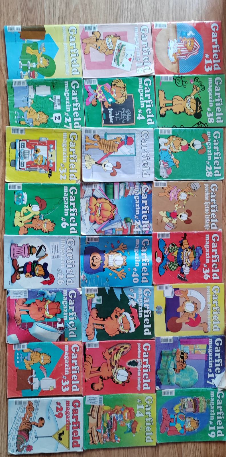 Garfield stripovi – komplet od 24 broja
