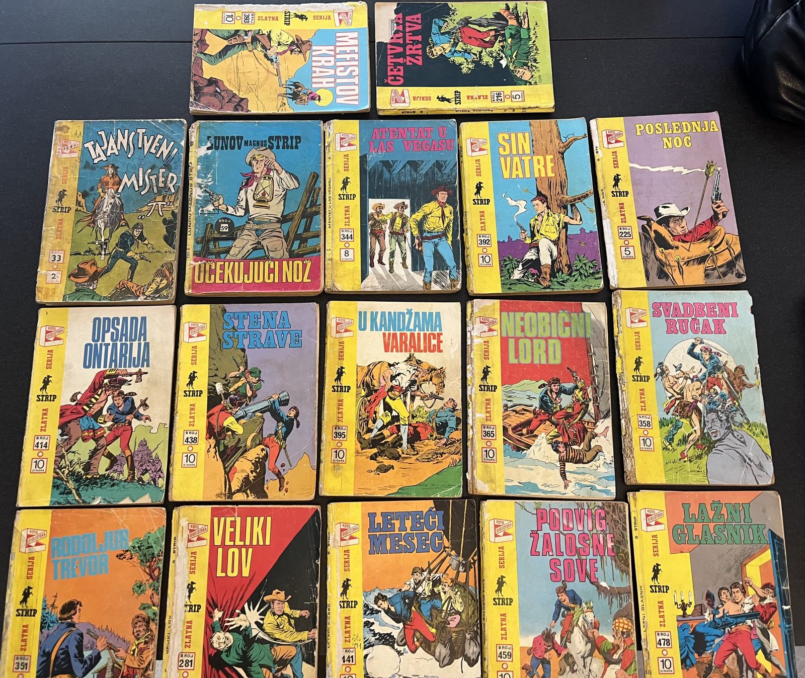 Mark i Tex ZS i LMS lot od 17 stripova