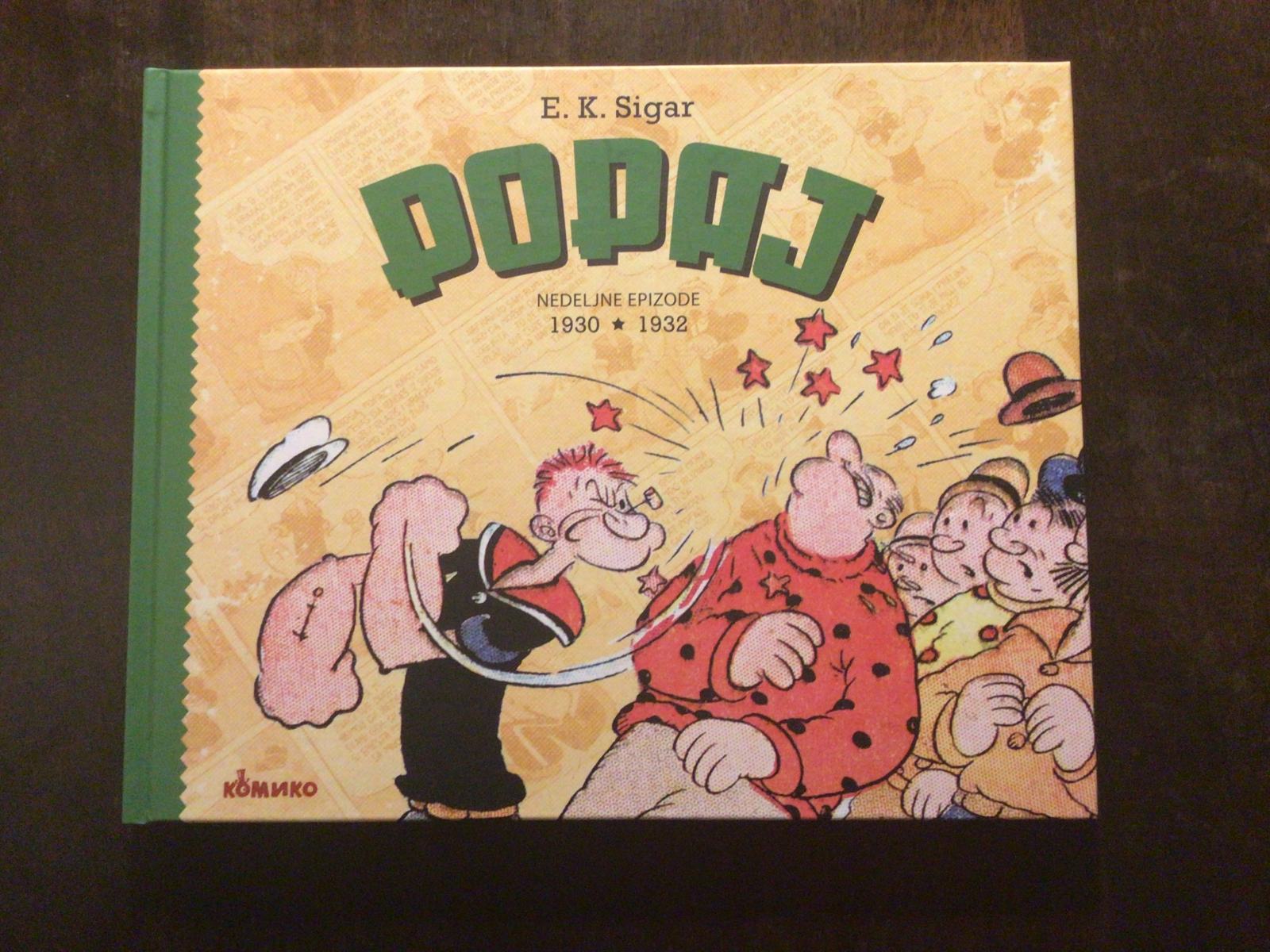 Popaj 1930-1932 , nedjeljne epizode e.k. sigar, zabavnik