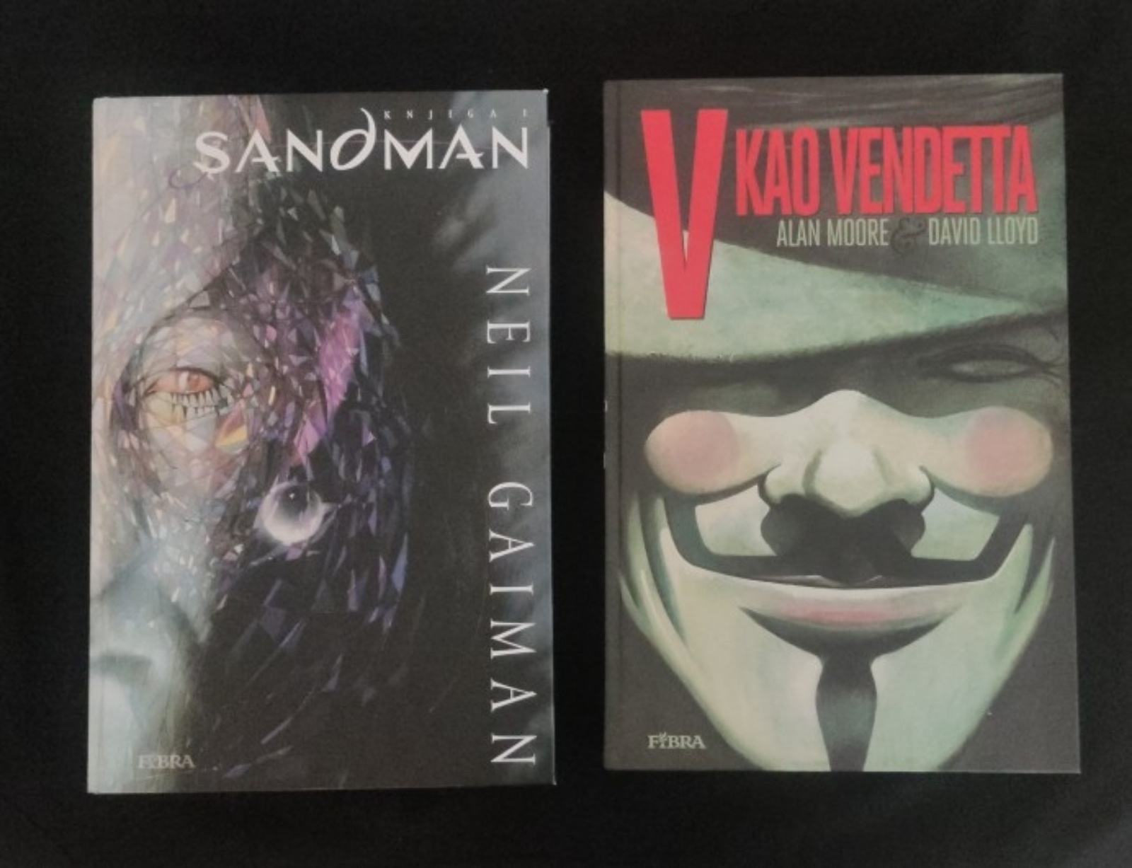 Sandman + V Kao Vendetta od Fibre.