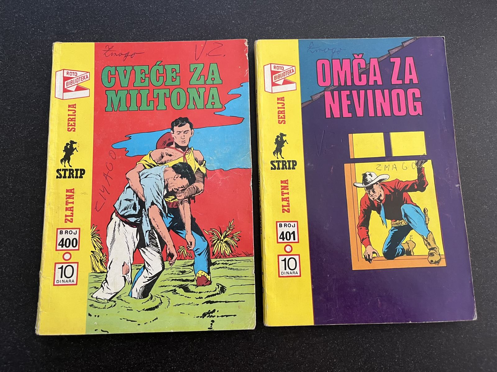 Teks Viler ZS lot od 2 stripa 400 i 401