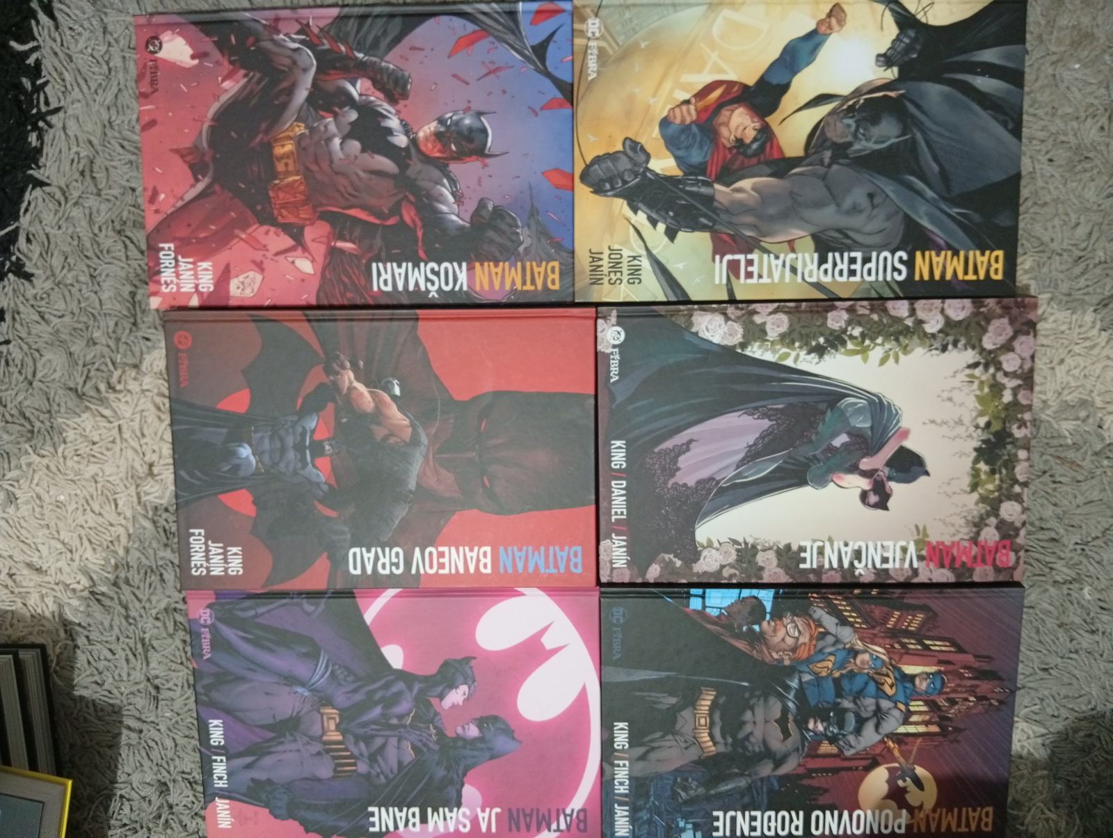 Tom King Batman Knjige 1-6 (Komplet Fibra Izdanje)