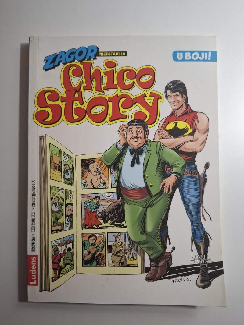 Zagor predstavlja br.8 - Chico story (Ludens) u boji