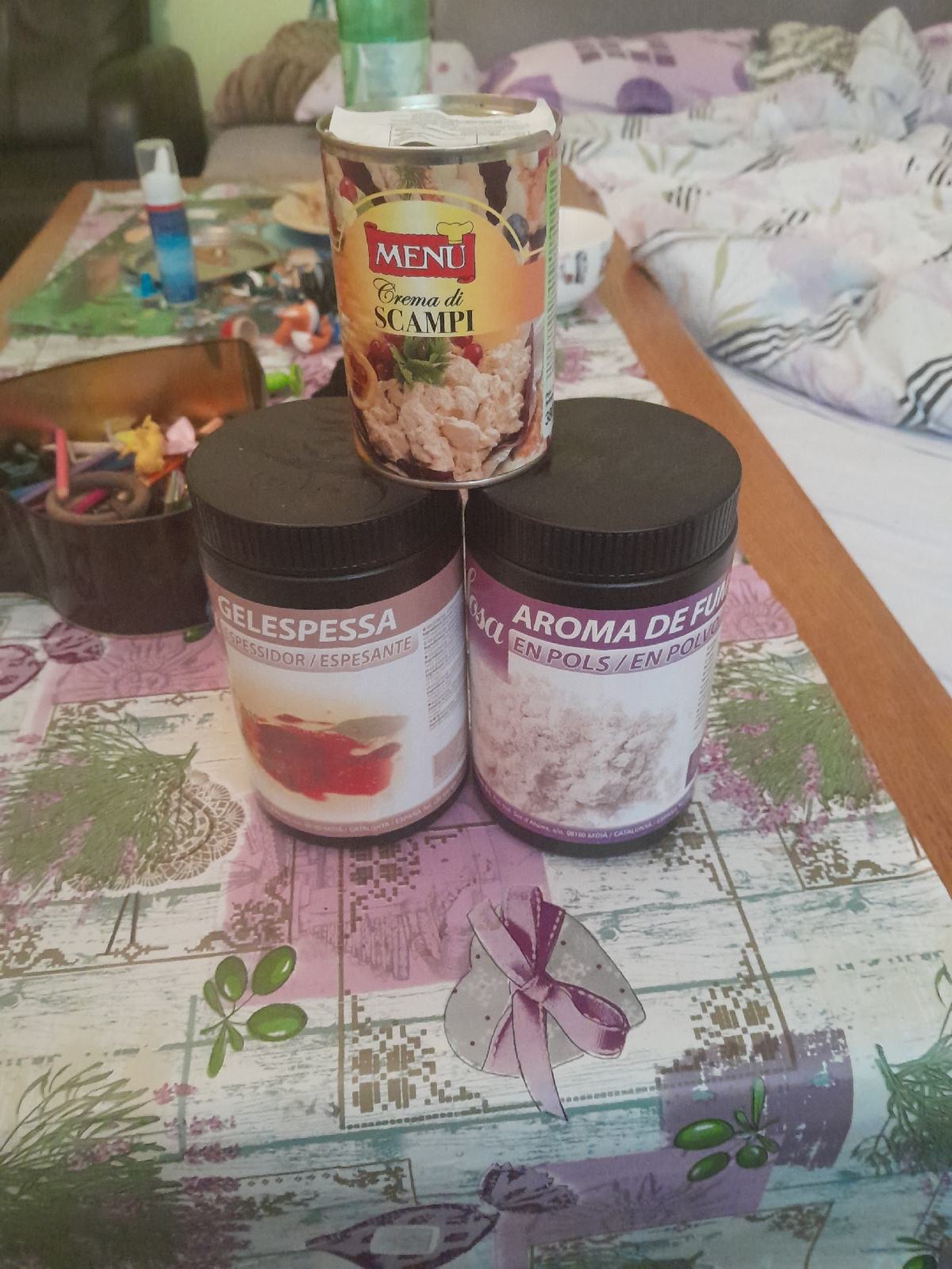 aroma dim,gelespessa i krema od skampi