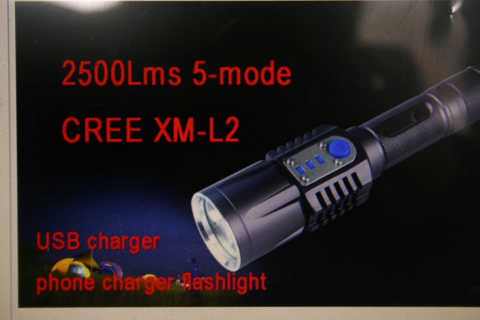 Led Lampa jaka svjetlost,2500 lms, 5 modova rada,za lov,kampiranje