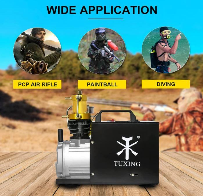 PCP zračni kompresor 4500 psi/30 MPa/300 bara Kompresor za PCP