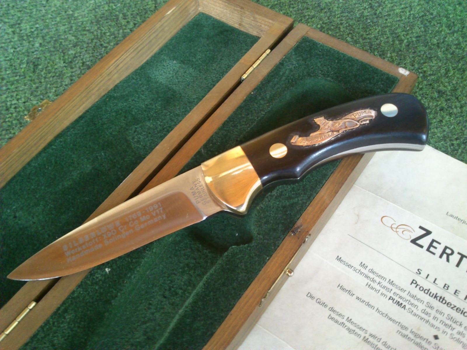 PUMA SILBERLOWE, UNIKATNI NOŽ PUMA; LIMITIRANA SERIJA