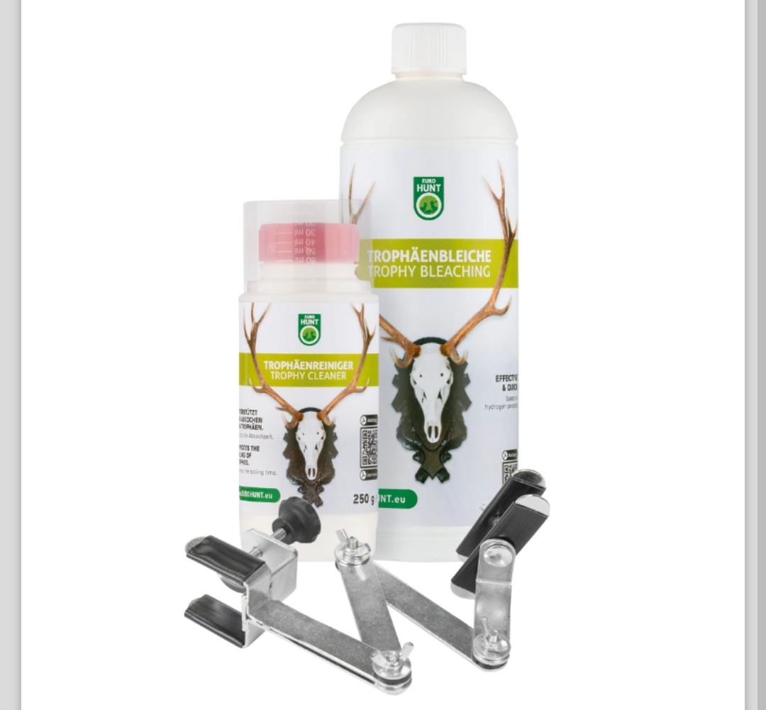 Stroj i sredstvo za obradu trofeja