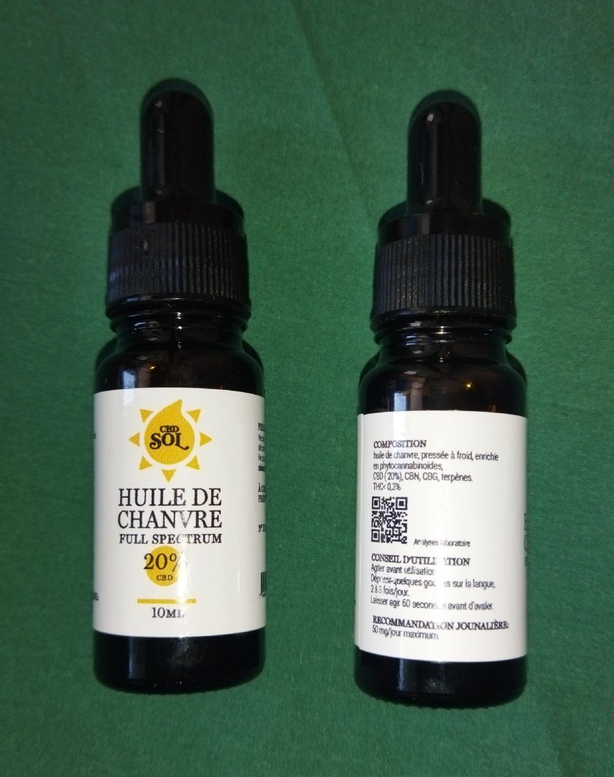 CBD ulje 20% 10 ml. SOL, Francuska