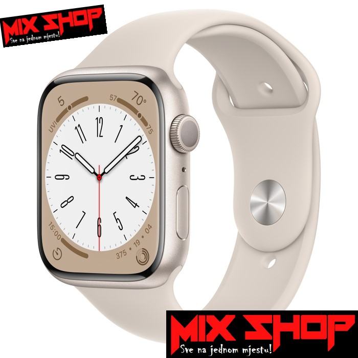 APPLE WATCH SERIES 8 45mm PINK/ROZI NOVO GARANCIJA ZAMJENA DA 45 mm