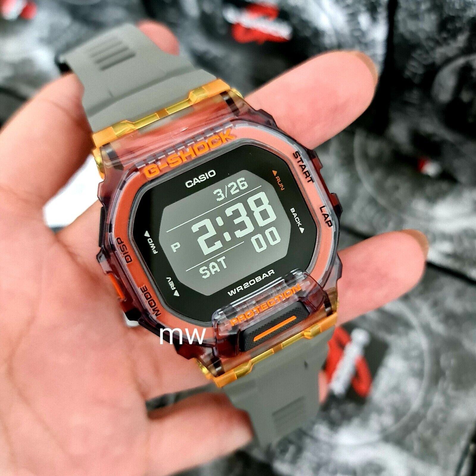 CASIO G-SHOCK GBD-200SM-1A5 BLUETOOTH ORANGE / GRAY DIGITAL WATCH