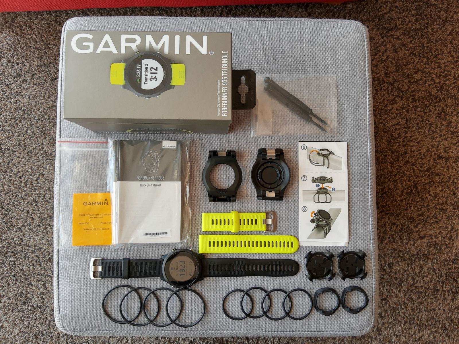 Garmin Forerunner 935 Tri bundle + Quick release kit #2