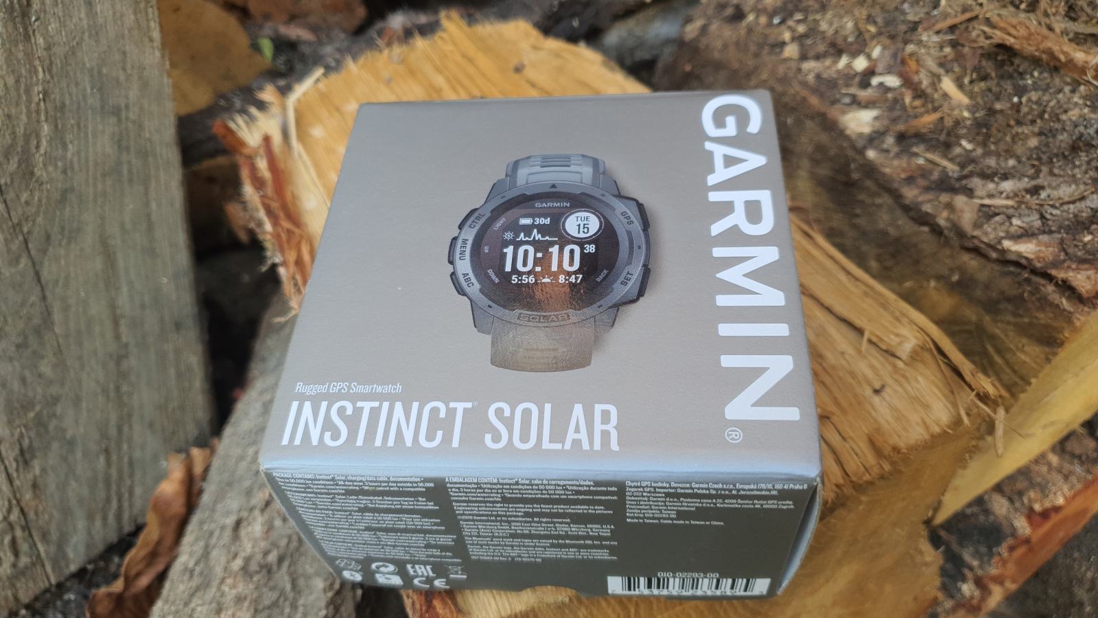 Garmin Instinct Solar Graphite sat