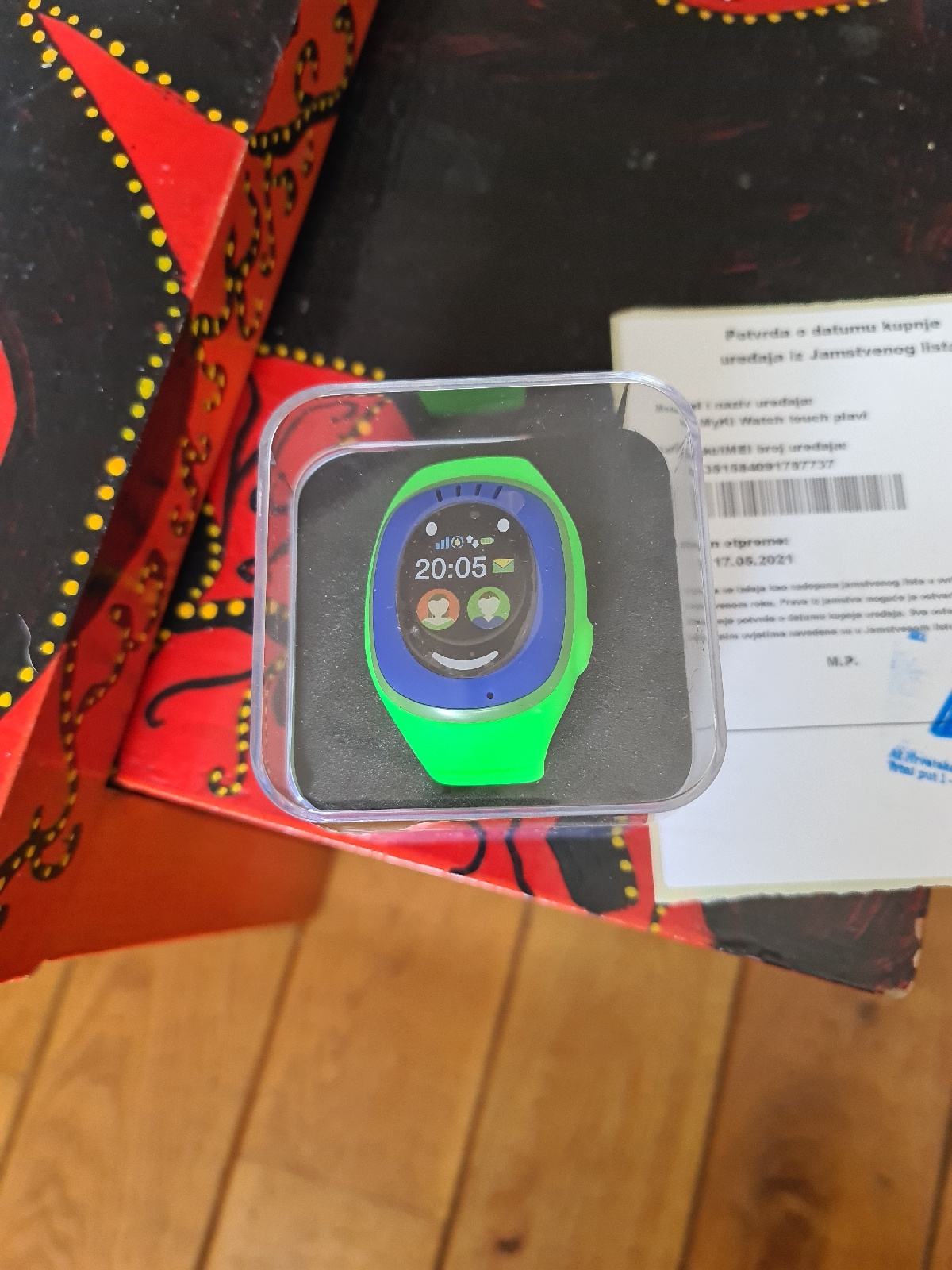 MyKi Watch touch plavi
