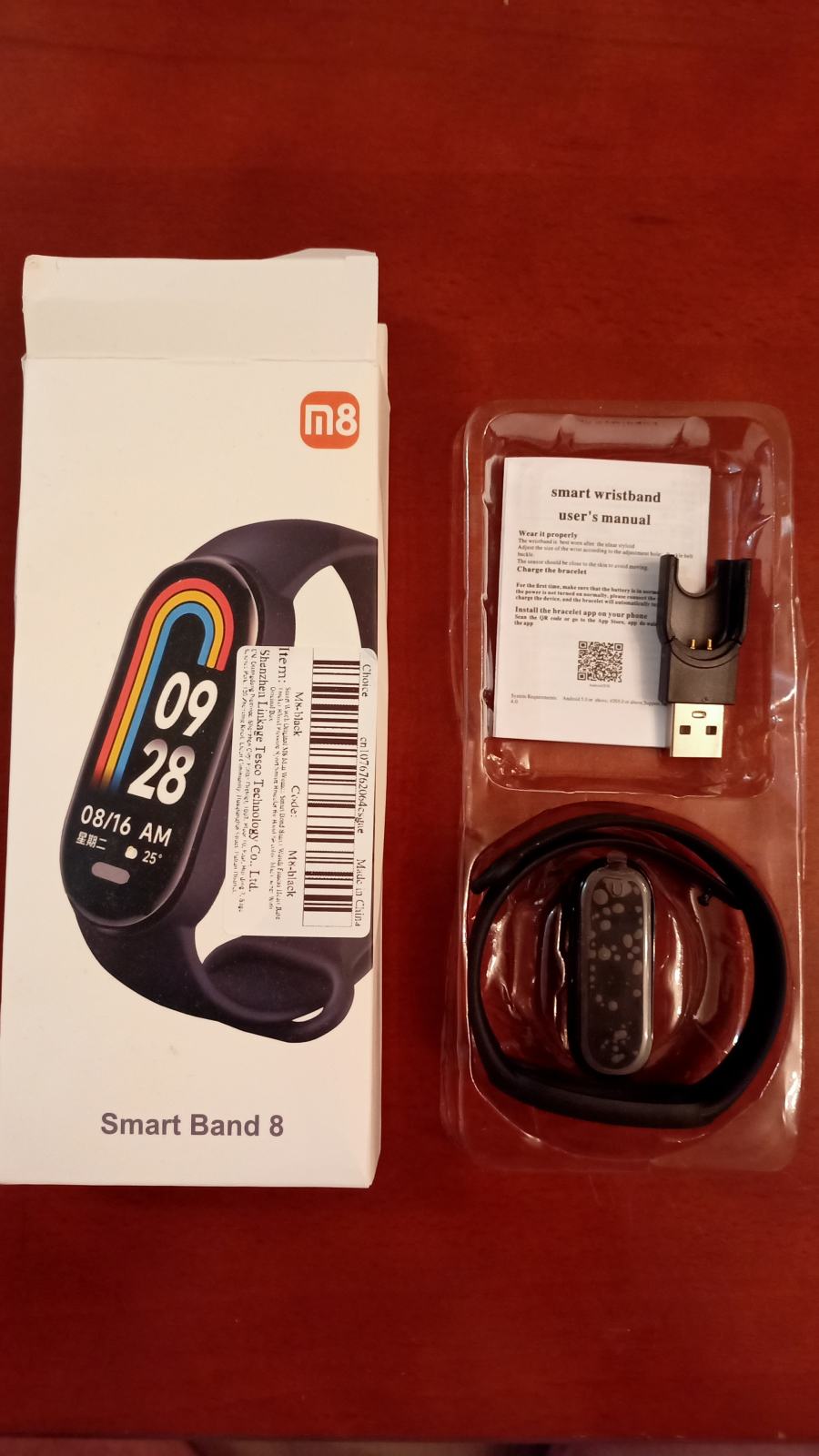 PAMETNI SAT XIAOMI M8, ANDROID MODEL 2024., NEKORIŠTEN, SVE FUNKCIJE