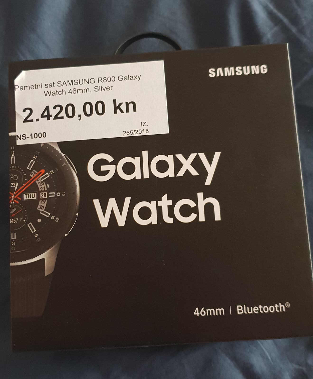 SAMSUNG R800 Galaxy Watch 46mm, Silver