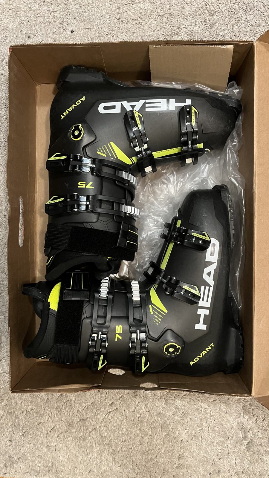 Pancerice Head Advant Edge 75 za odrasle, broj 44