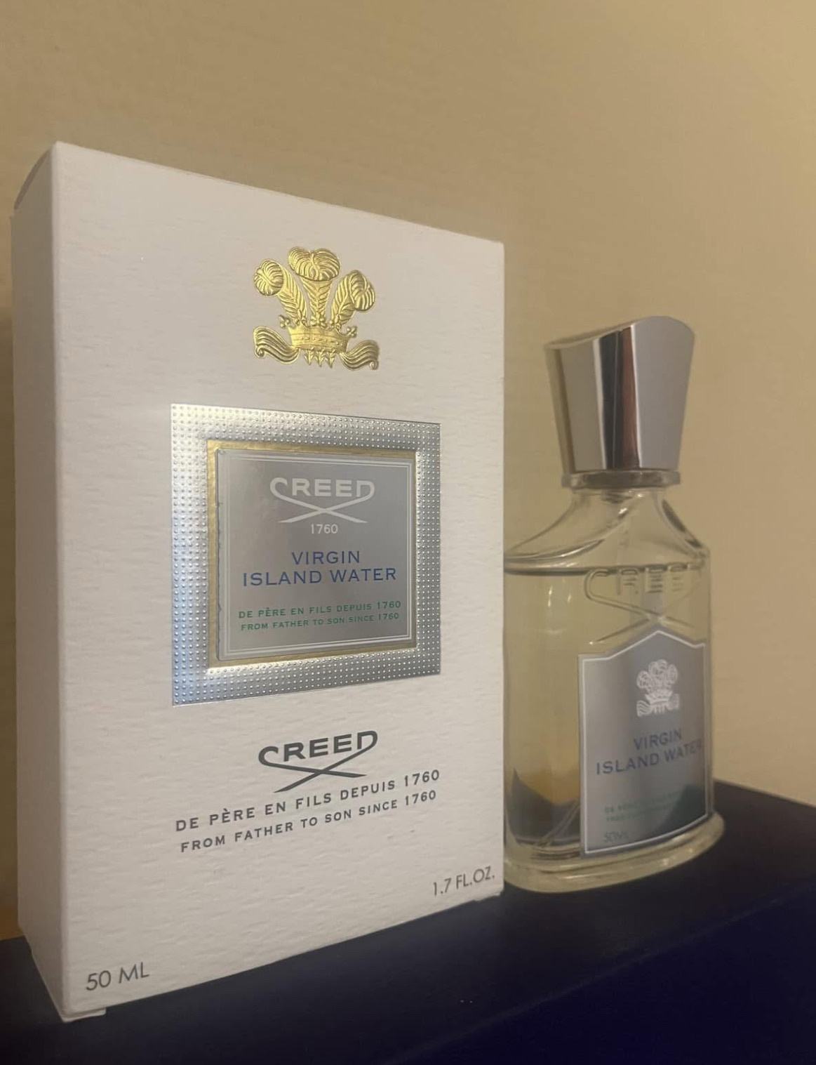 Creed Virgin Island Water