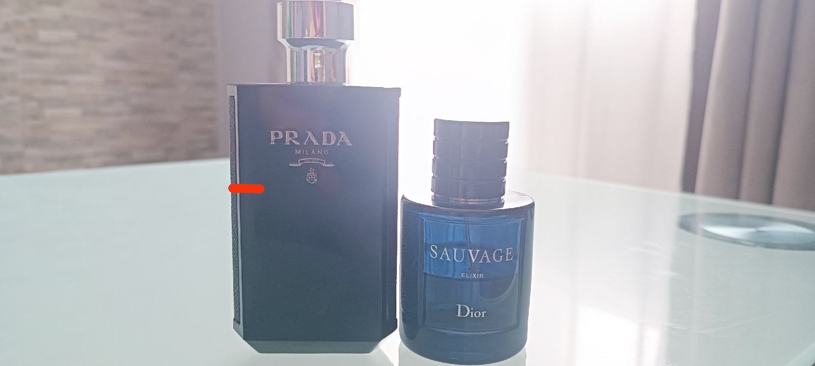 Dior Elixir, Prada l homme intense