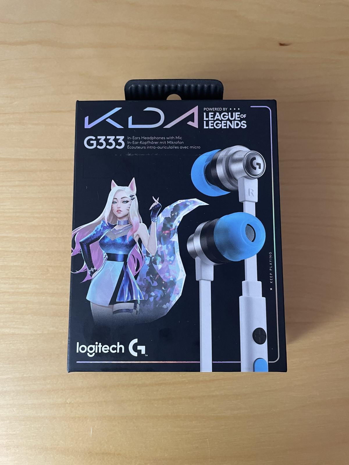 Logitech G333 KDA earbud in-ear slusalice USB-C , 3.5 mm