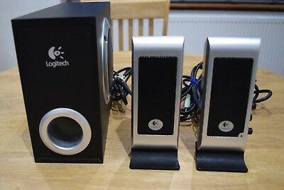 LOGITECH S200 2.1 Black Speaker Subwoofer / Satellite System