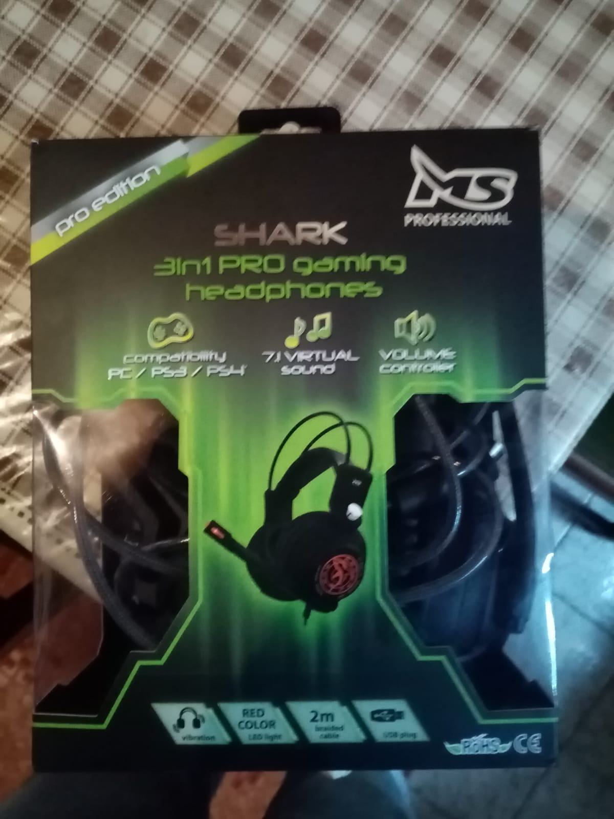 Shark MS Professional 3 in 1 Pro Gaming Headphones