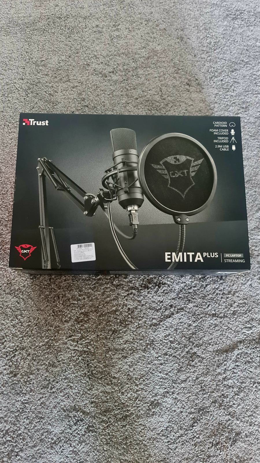 Trust GXT252+ Streaming mikrofon