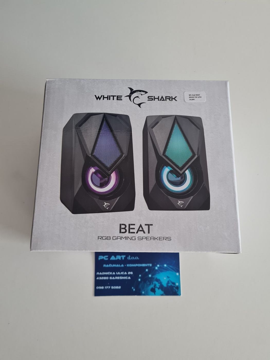 White Shark BEAT RGB Gaming Speakers / Zvučnici - Novo / Račun / R1