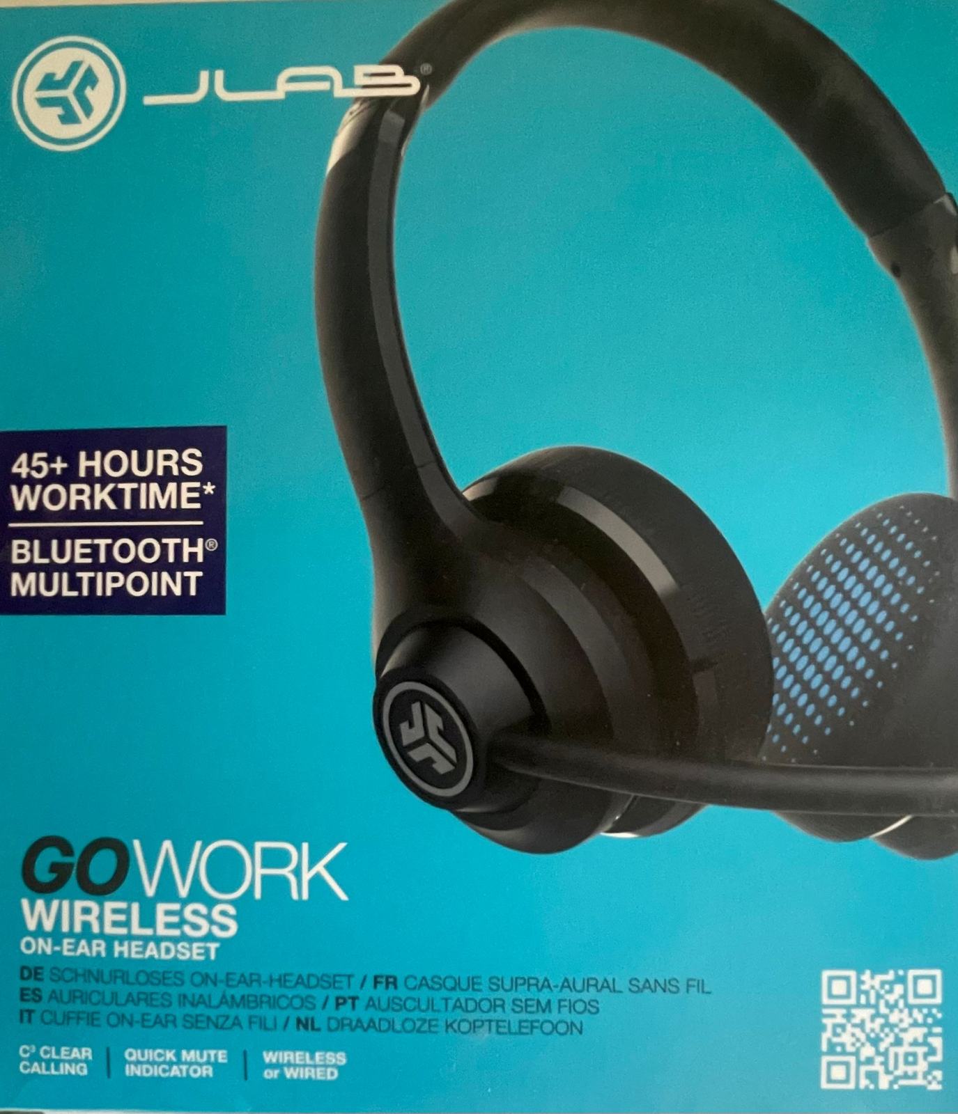 JLab Wireless on-ear headset