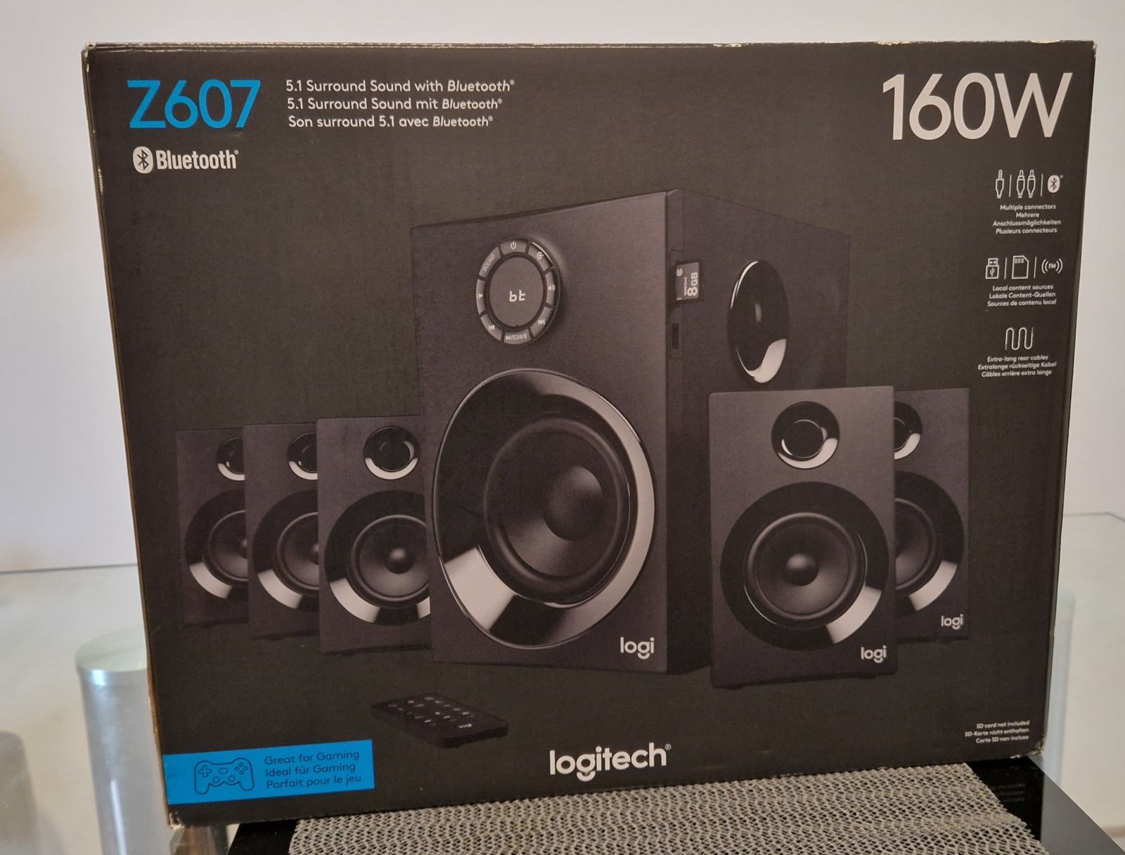 Zvučnici Logitech Z607 Bluetooth Surround Sound 5.1