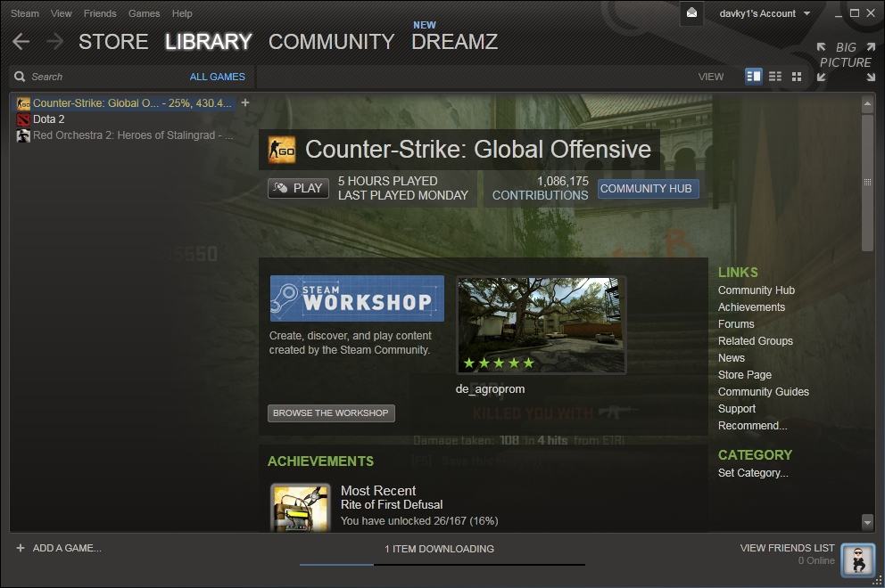 Steam: Counter-Strike: Global Offensive (CS GO)