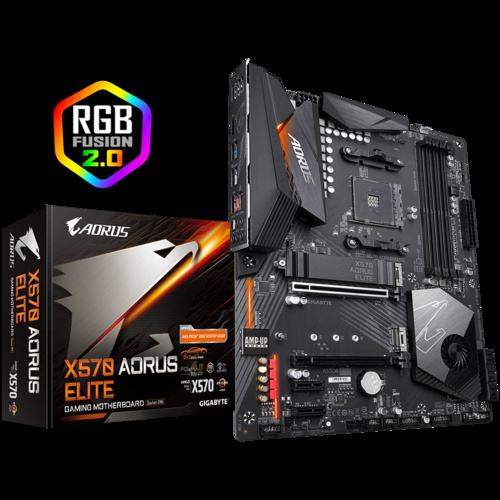 AMD 5900X, Gigabyte X570 AORUS ELITE, Crucial Ballistix DDR4-3600 32GB