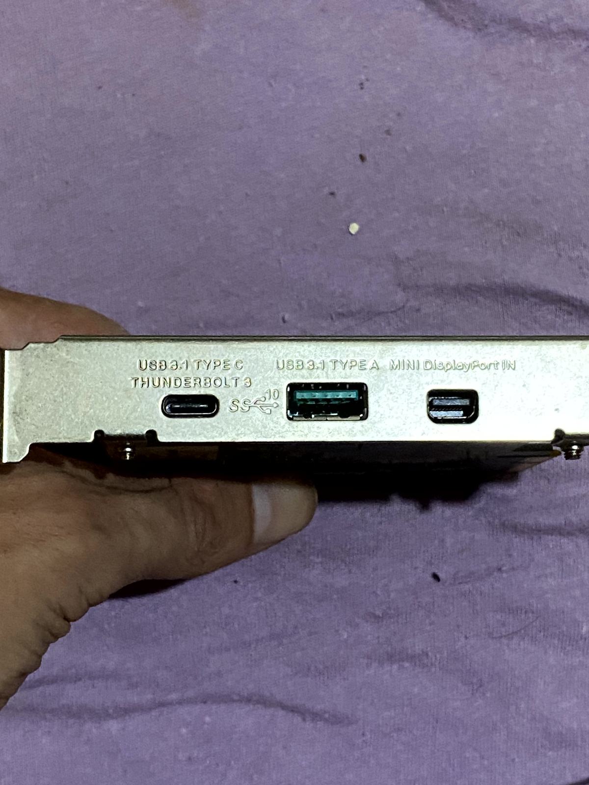 ASUS ThunderboltEX 3 Thunderbolt card