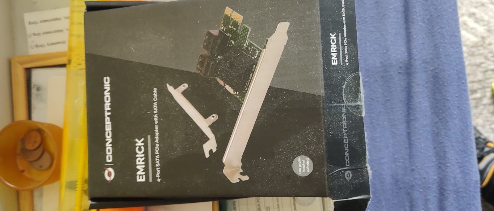 Conceptronic 4 Port Sata PCIe Adapter sa kablom