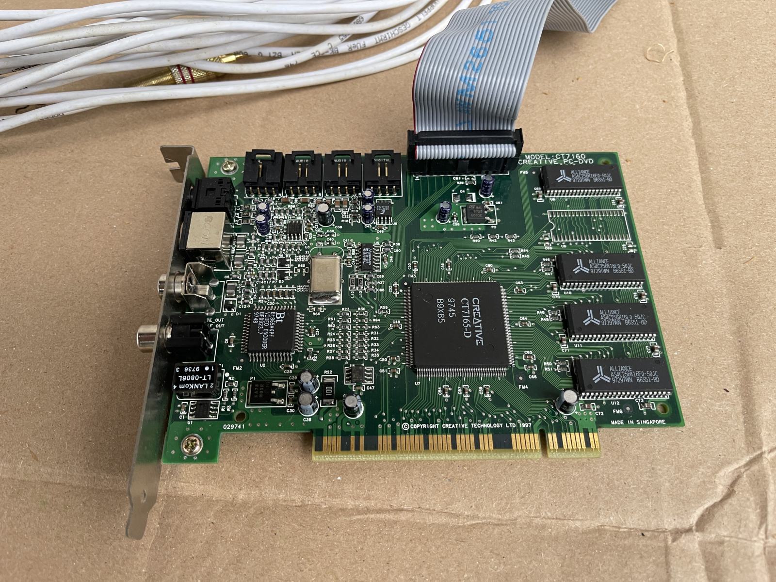 Creative Labs CT7160 PC-DVD MPEG-2 Decoder Card