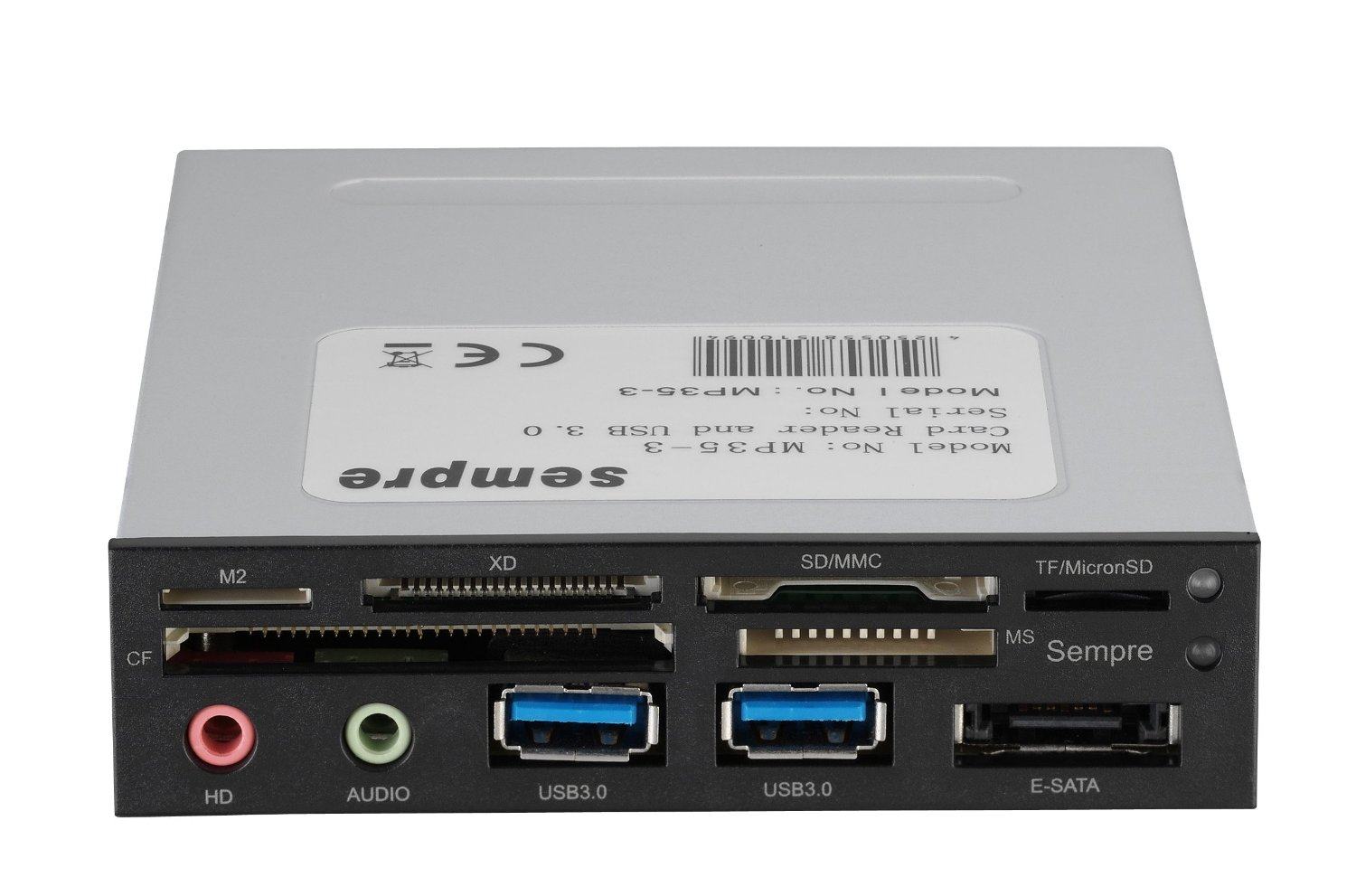 Front Panel, 3,5, USB 3,0, E-Sata, Čitač kartica