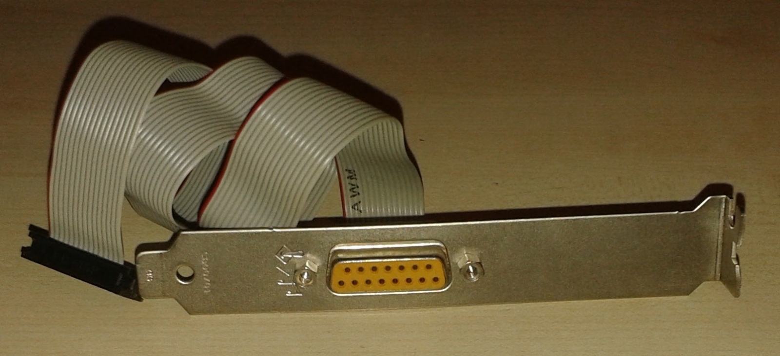 Game MIDI port bracket header konektor za joystick gamepad 15 pin