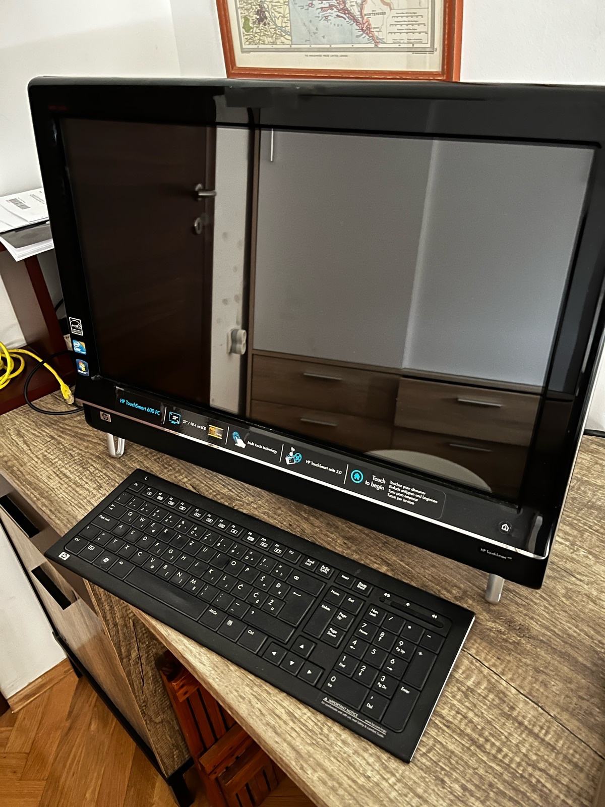 Desktop HP Touchsmart 600 PC