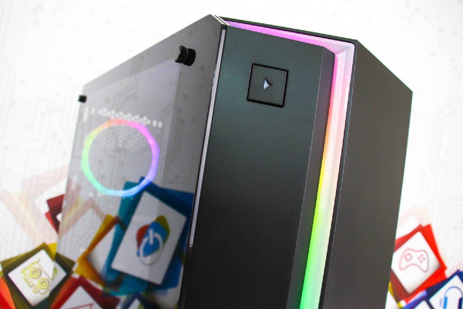 gaming full setup kompjuter,monitor,Miš,Tipkovnica, mikrofon,slušalice