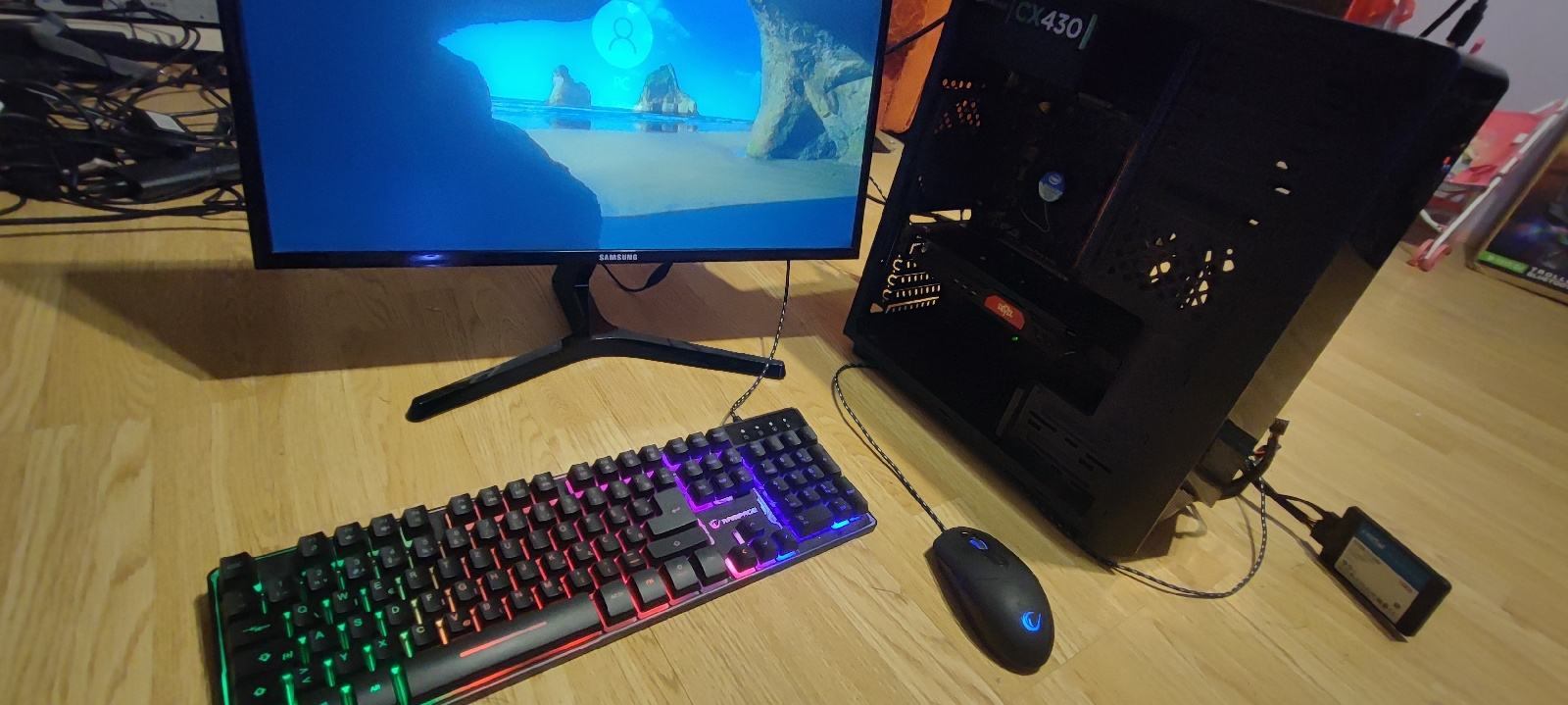 Gaming komplet / PC / Monitor / Miš / Tipkovnica / slušalice