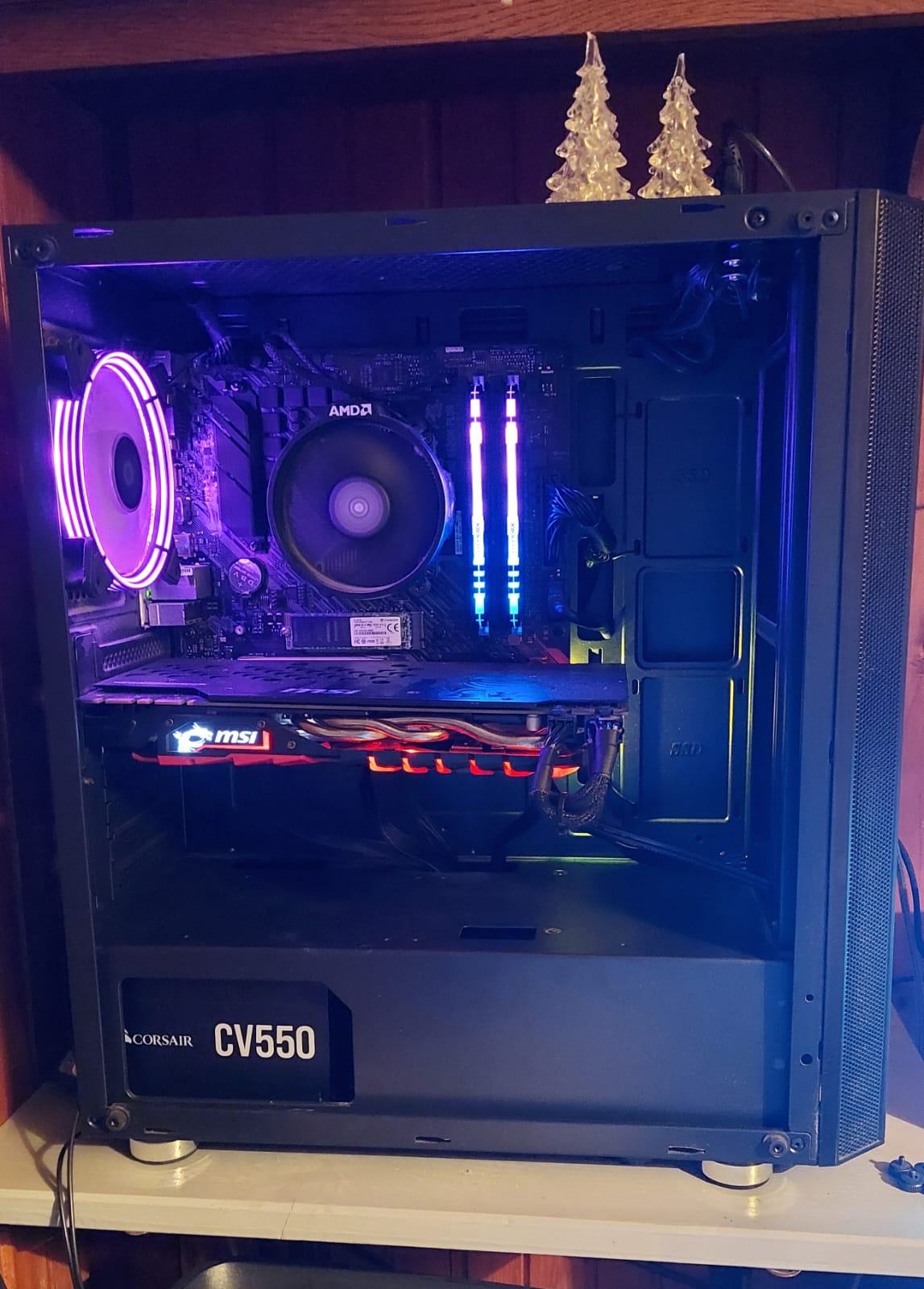 Gaming PC (garancija) - AMD Ryzen 5 3600, GTX 1080 8GB, 16GB RAM