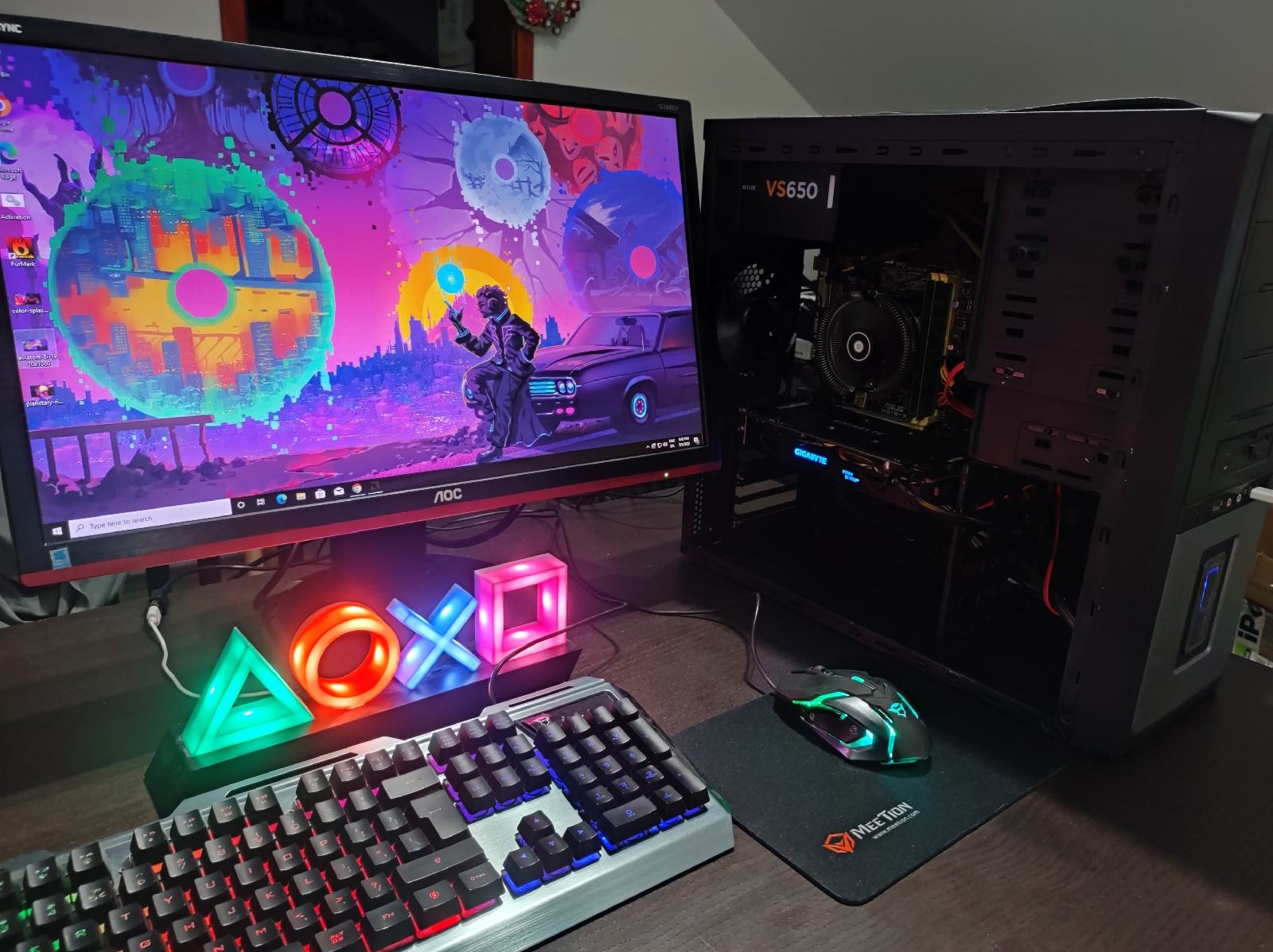 GAMING PC INTEL I5 // 16GB RAM // RX 580 4GB + PERIFERIJA!! + MONITOR