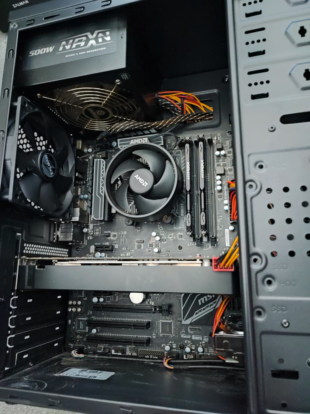 GAMING PC - RYZEN 5 1600X - B350 - GTX 1070 8Gb - 16Gb - NVMe - HDD