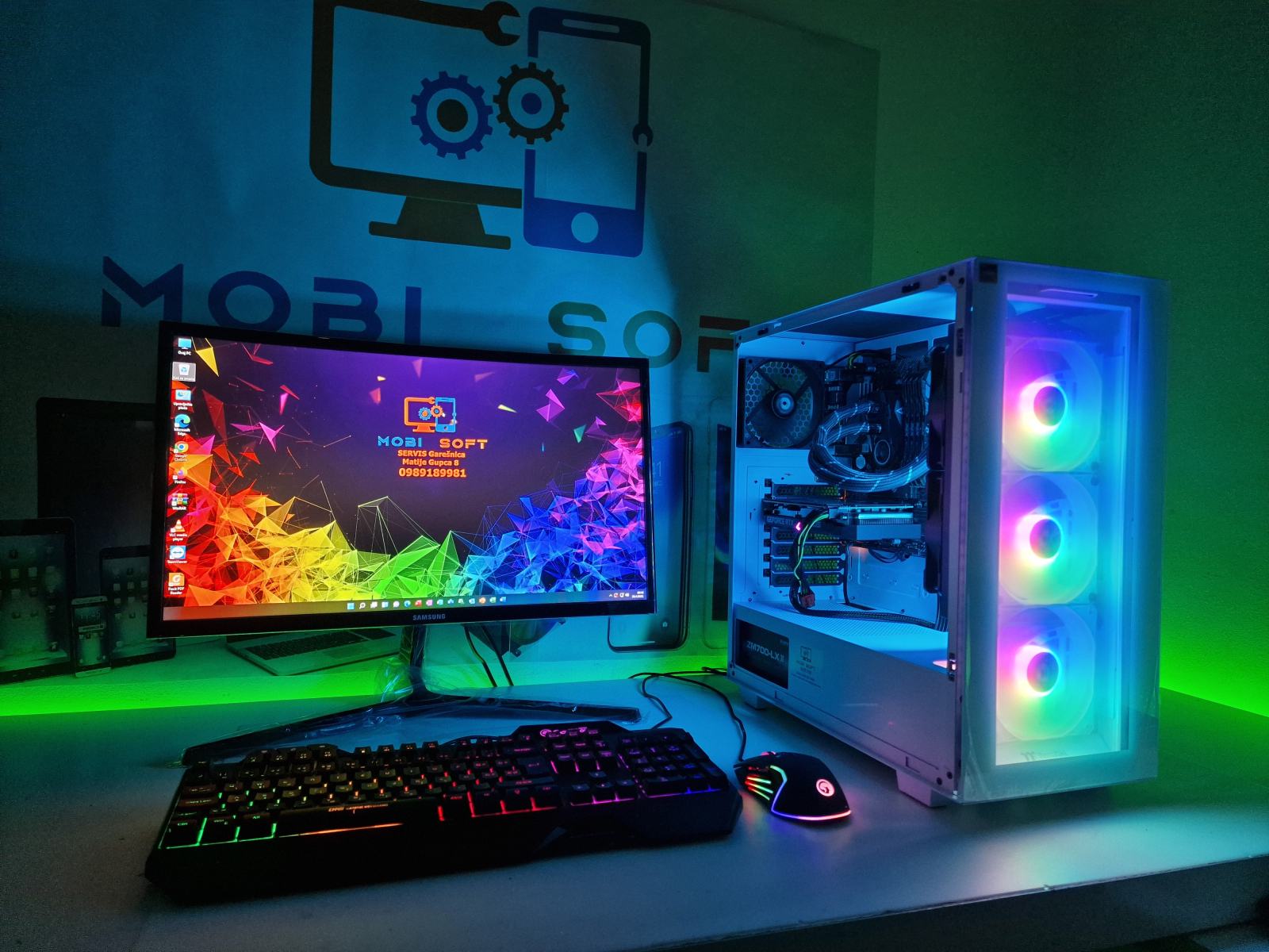 GAMING PC Ryzen 5 3500 | 32GB DDR4 | RTX3060 12GB | 1TB SSD| LED