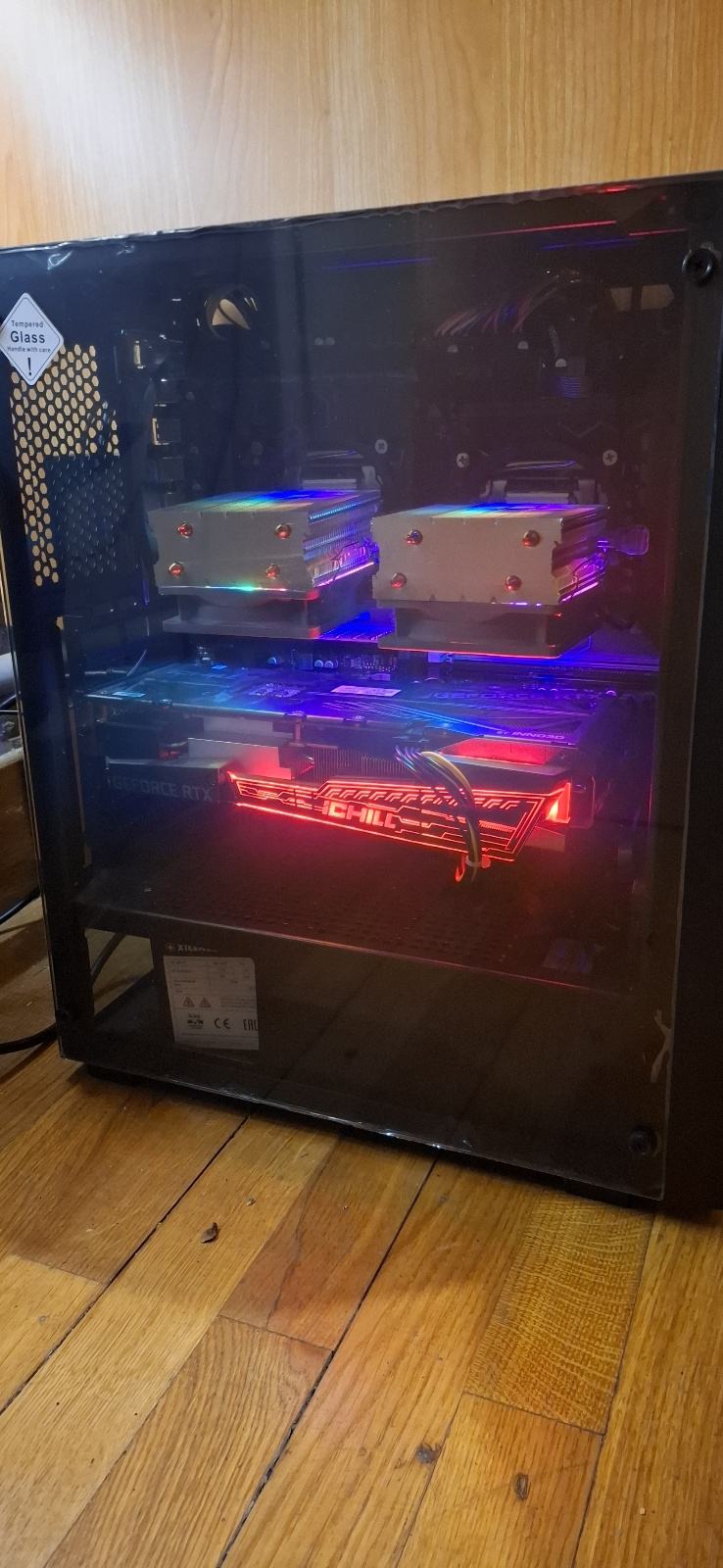 Gaming računalo 2x Xeon 40 jezgri Nvidia RTX 3060 Ti 64GB RAM