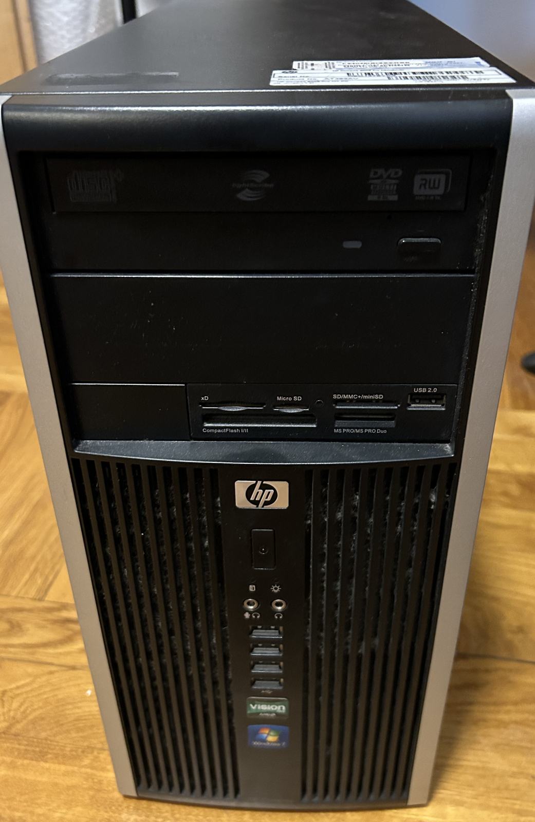HP Compaq 6200 Pro microtower