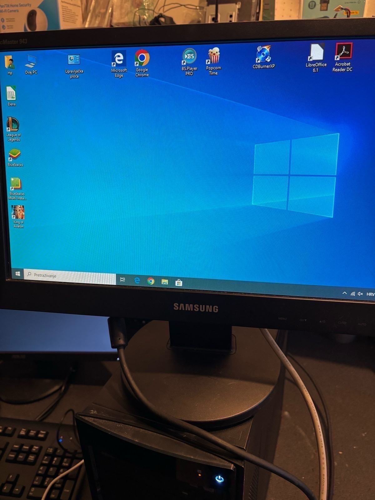 Hp elite i5 16 rama 500 hdd nv grafika monitor mis tipkovnica