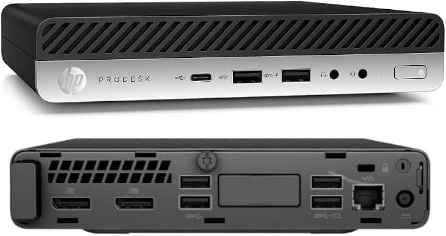 Hp Prodesk mini PC 600 G5 i5 9500 M.2 4k wifi bt Win 11 licenca