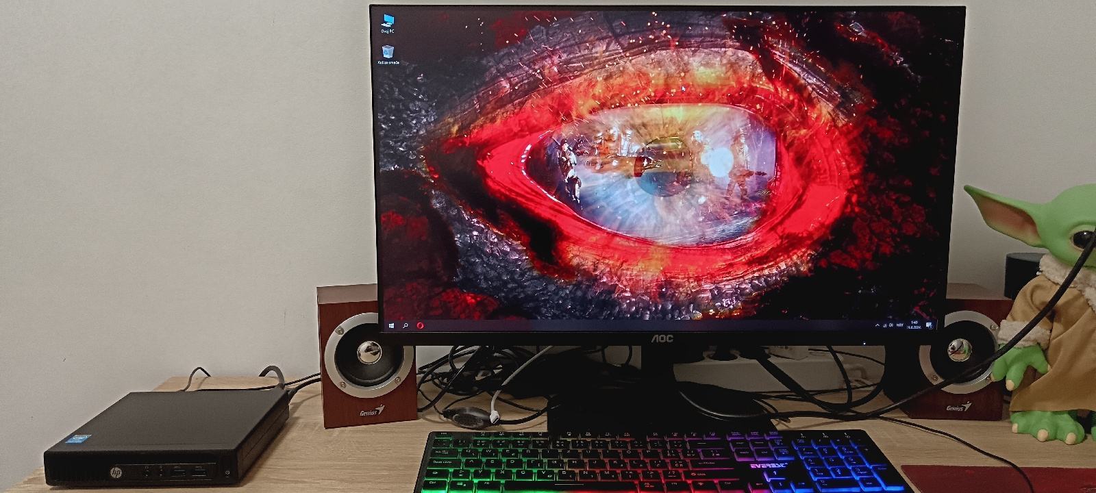 HP Prodesk 260 G1 Desktop mini PC (Intel 2957u, 6GB DDR3,120GB SSD,HD)