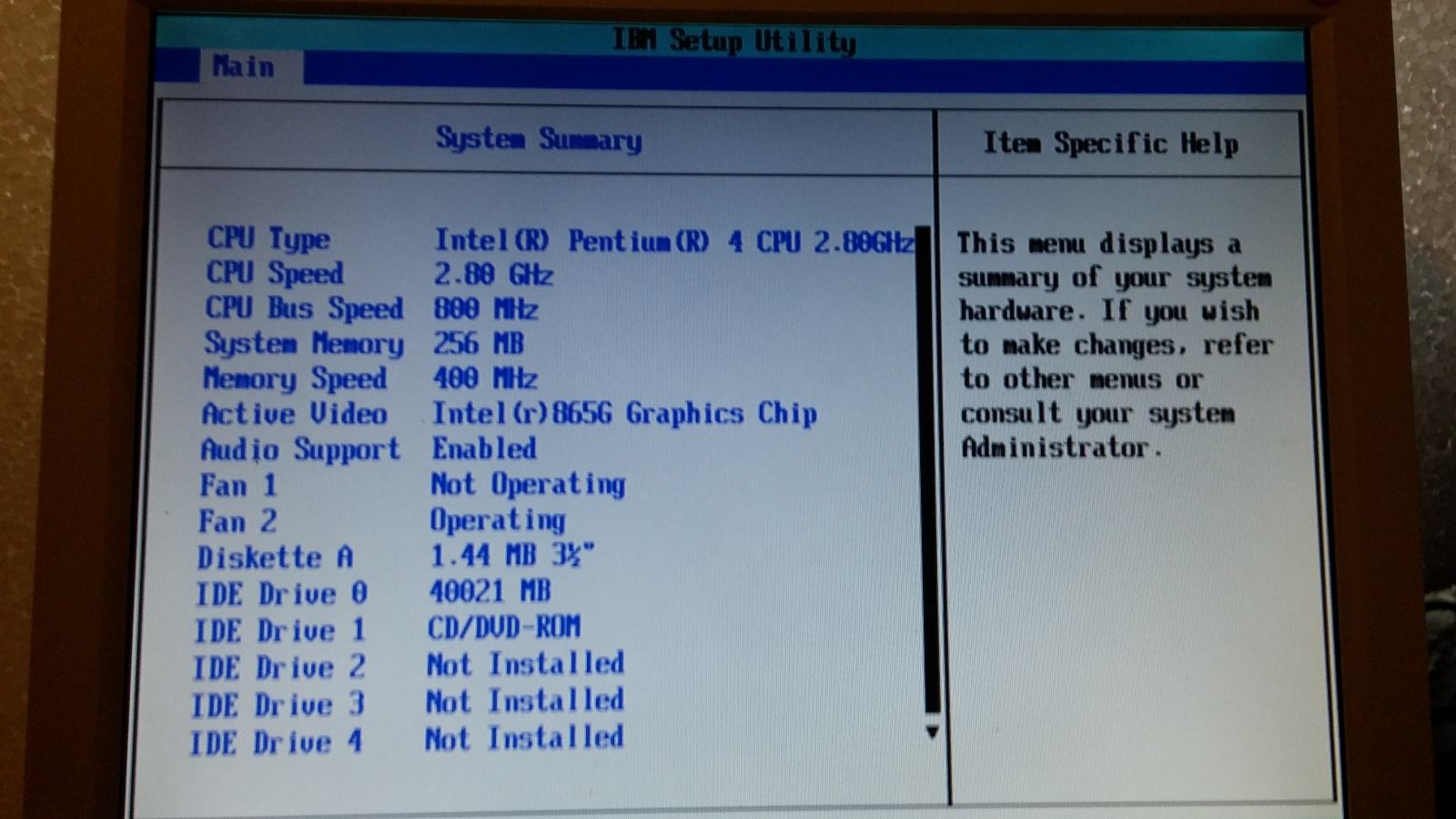 IBM ThinkCentre MT-M 8183-3FG